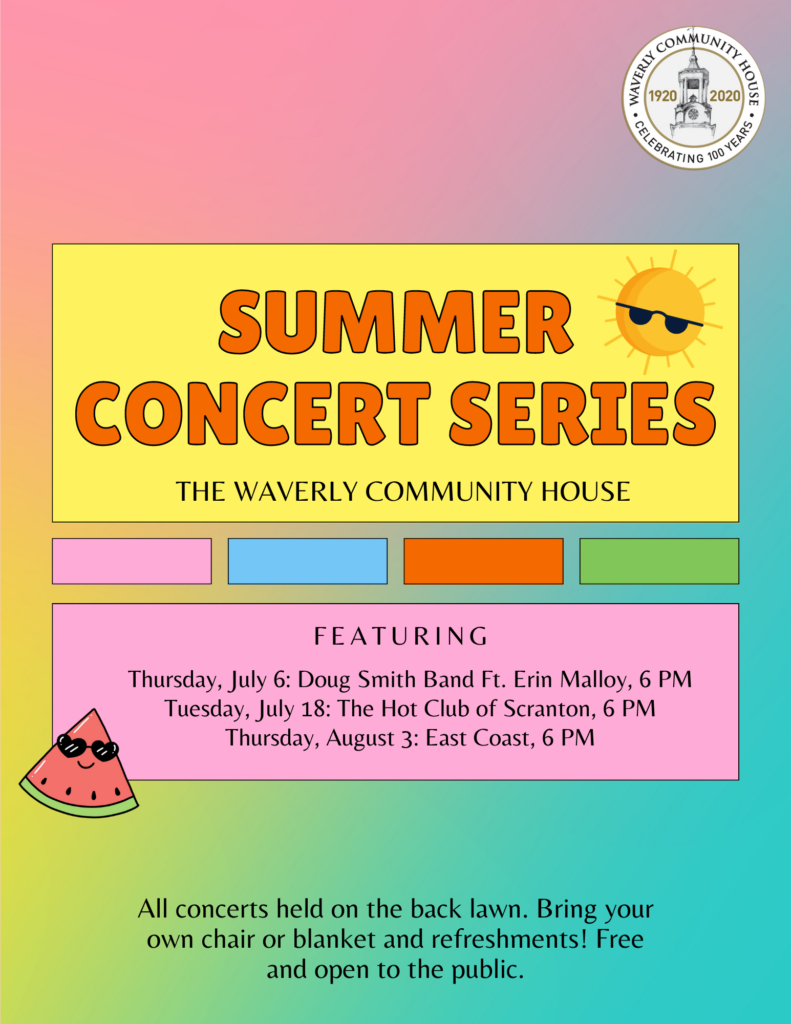 Upcoming Events – Waverly Community House