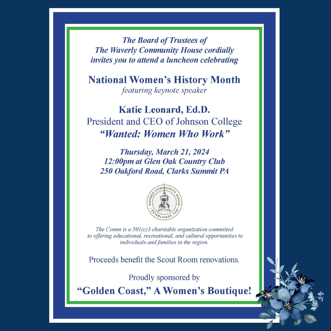 National Women’s History Month Luncheon - Waverly Community House